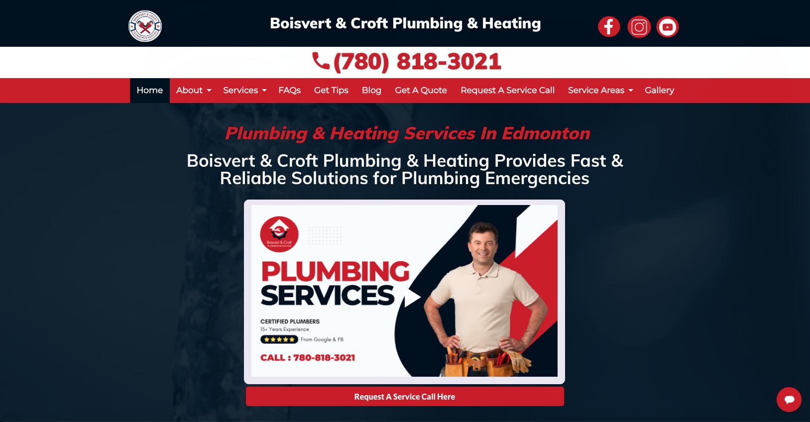 Boisvert & Croft Plumbing & Heating 1 | Plumbing & Heating Services in Edmonton